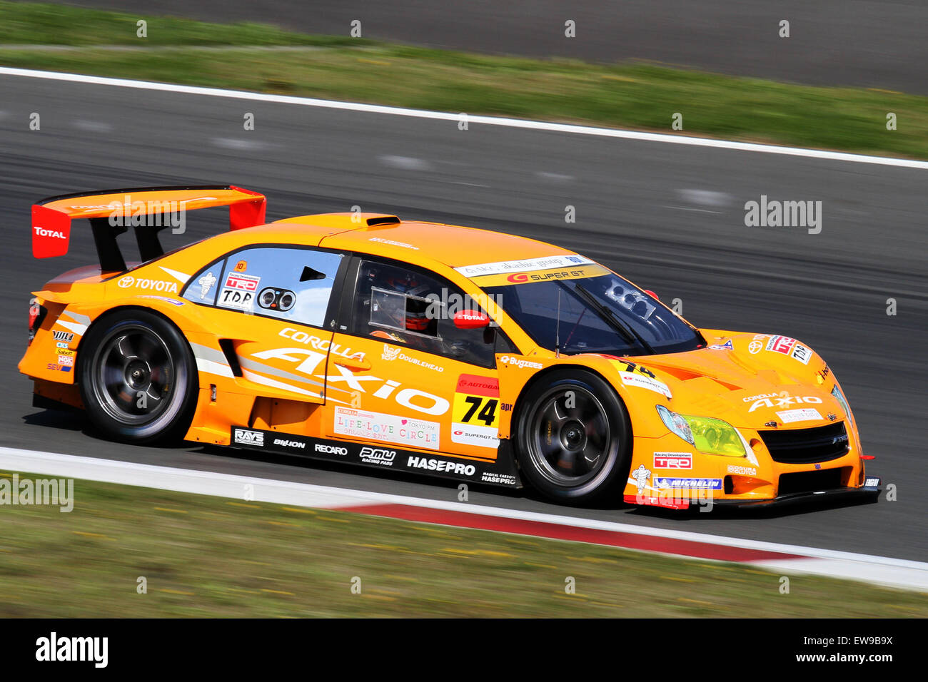 Yuji Kunimoto, a Japanese race car driver, competed in the 2010 Super ...