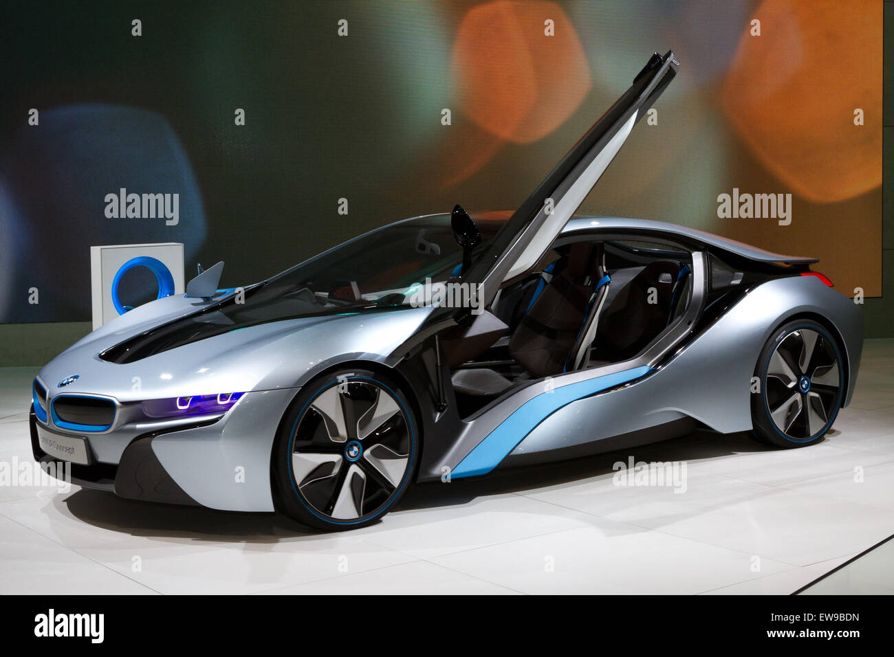 The BMW i8, displayed at the 2011 Tokyo Motor Show, represents cutting ...