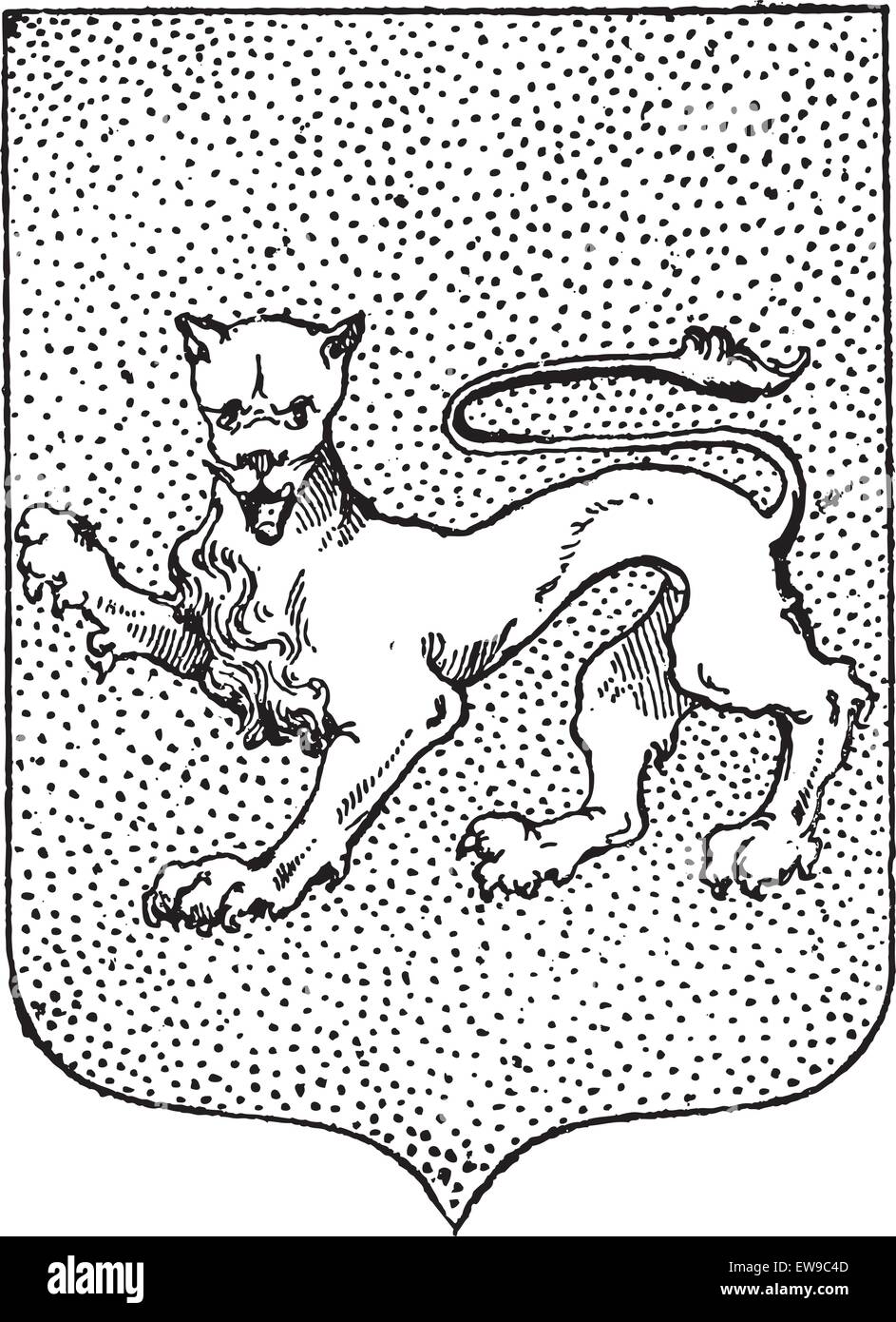 Leopard coat of arms hi-res stock photography and images - Alamy