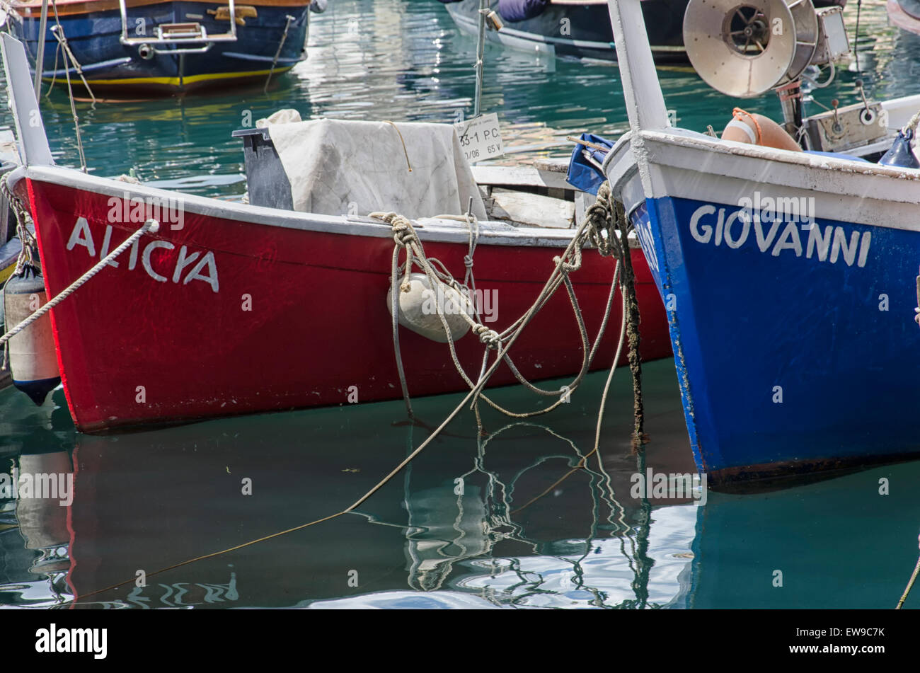 Beautiful harbor fishing boats hi-res stock photography and images - Alamy