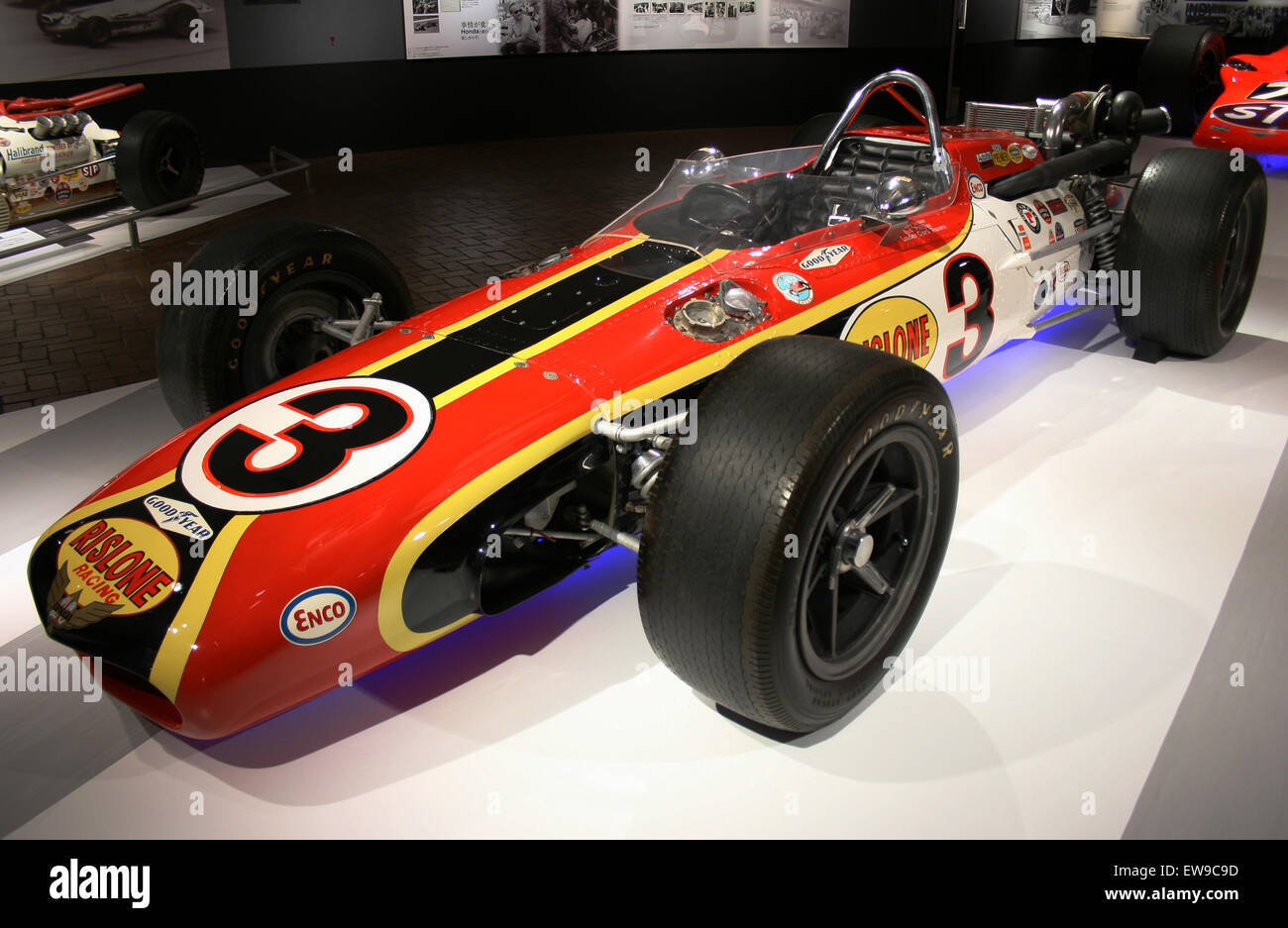 The *Eagle Rislone Special* is a race car showcased at the Honda ...