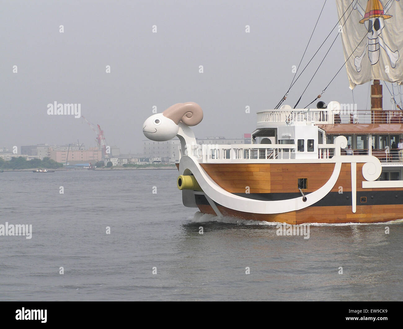 A photo of the Going Merry, a ship from the anime *One Piece*, in ...