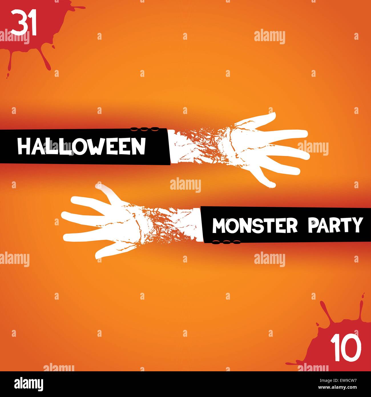 Zombie poster advertising Stock Vector Images - Alamy