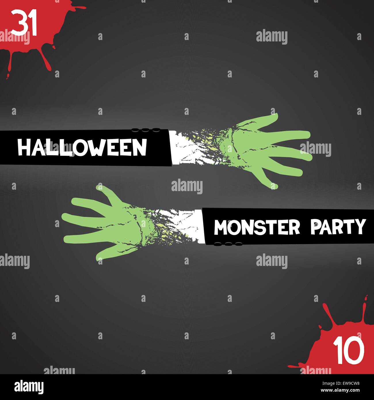 Zombie poster advertising Stock Vector Images - Alamy