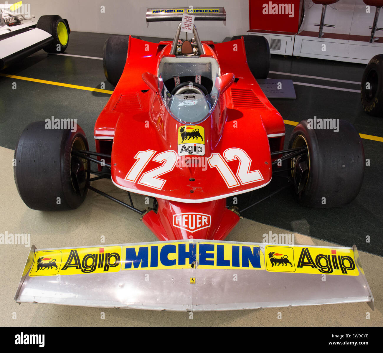 The Ferrari 312T4, featured at the Museo Ferrari, is an iconic Formula ...