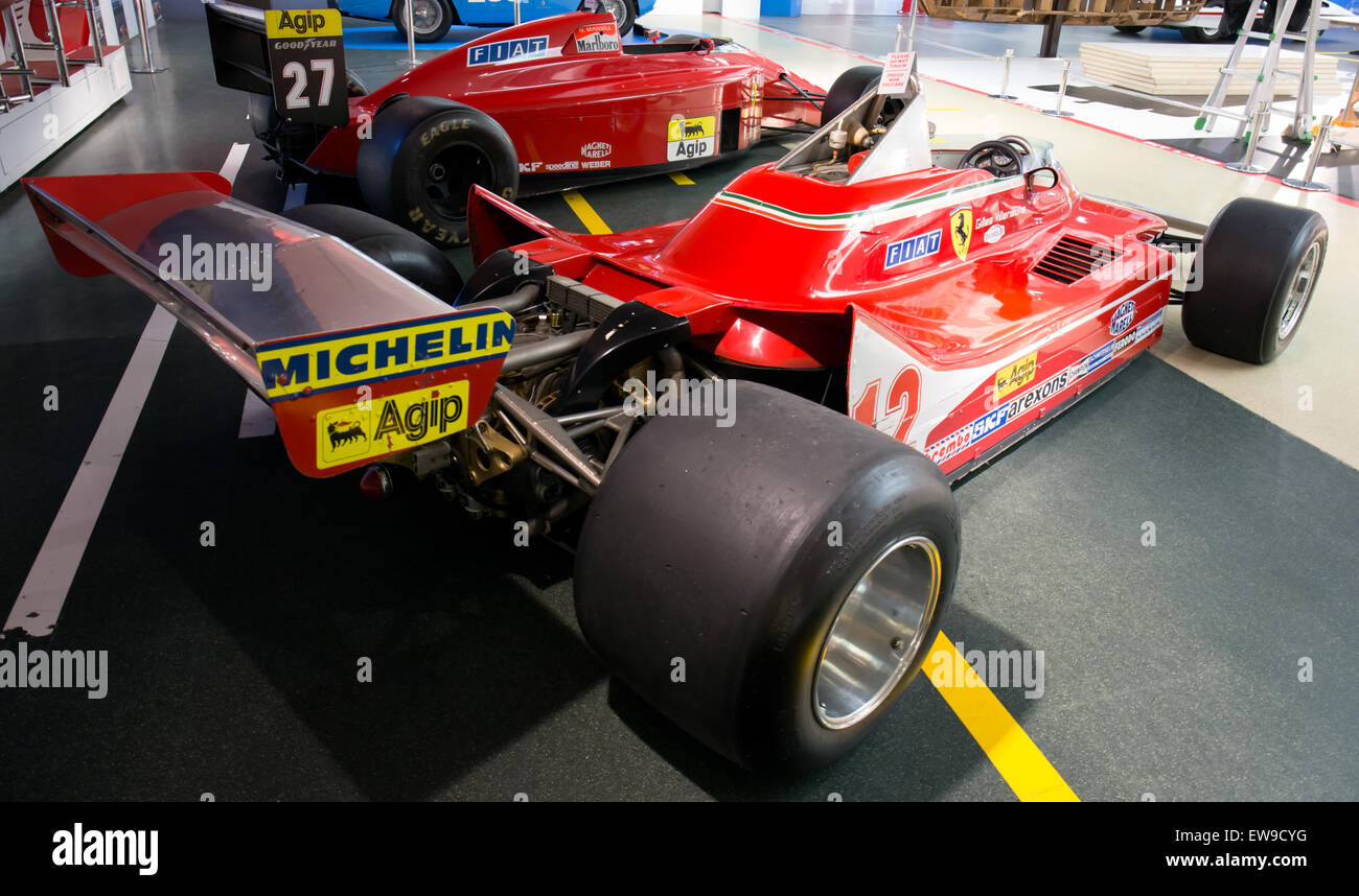 Ferrari 312T4 rear Museo Ferrari Stock Photo - Alamy