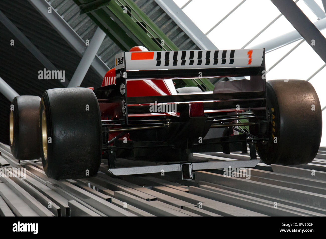 The Ferrari F310, displayed at the National Motor Museum in Beaulieu ...
