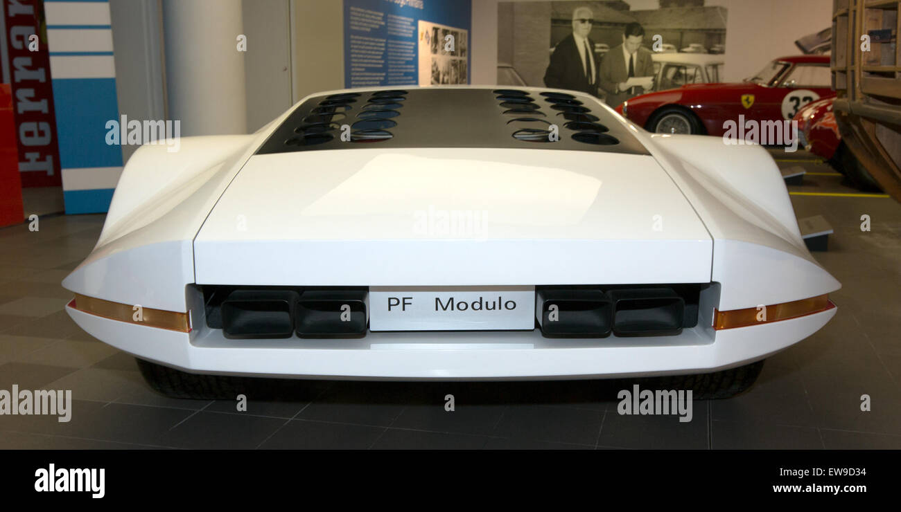 Ferrari Modulo rear Museo Ferrari Stock Photo - Alamy