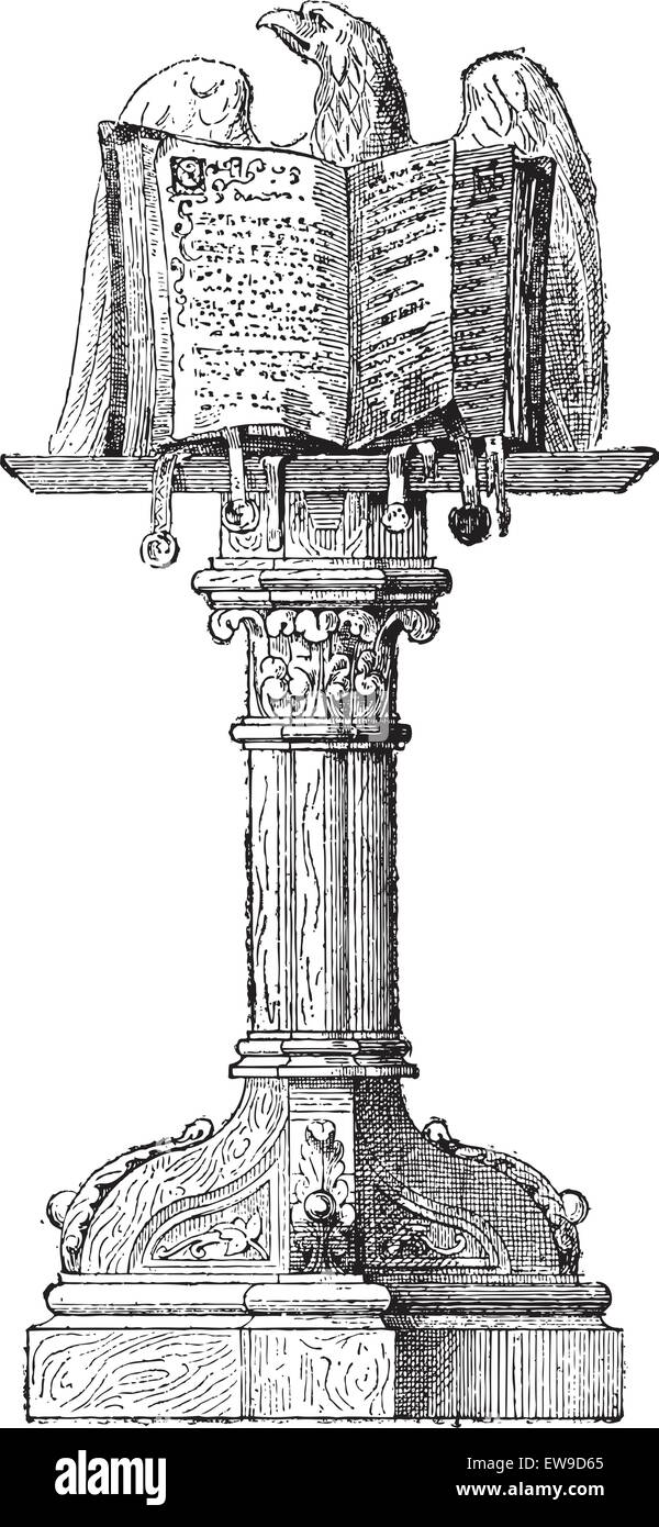 Reading lectern Stock Vector Images - Alamy