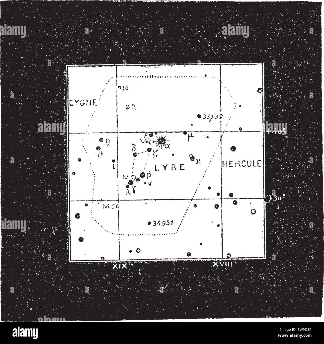 Lyra constellation Stock Vector Images - Alamy