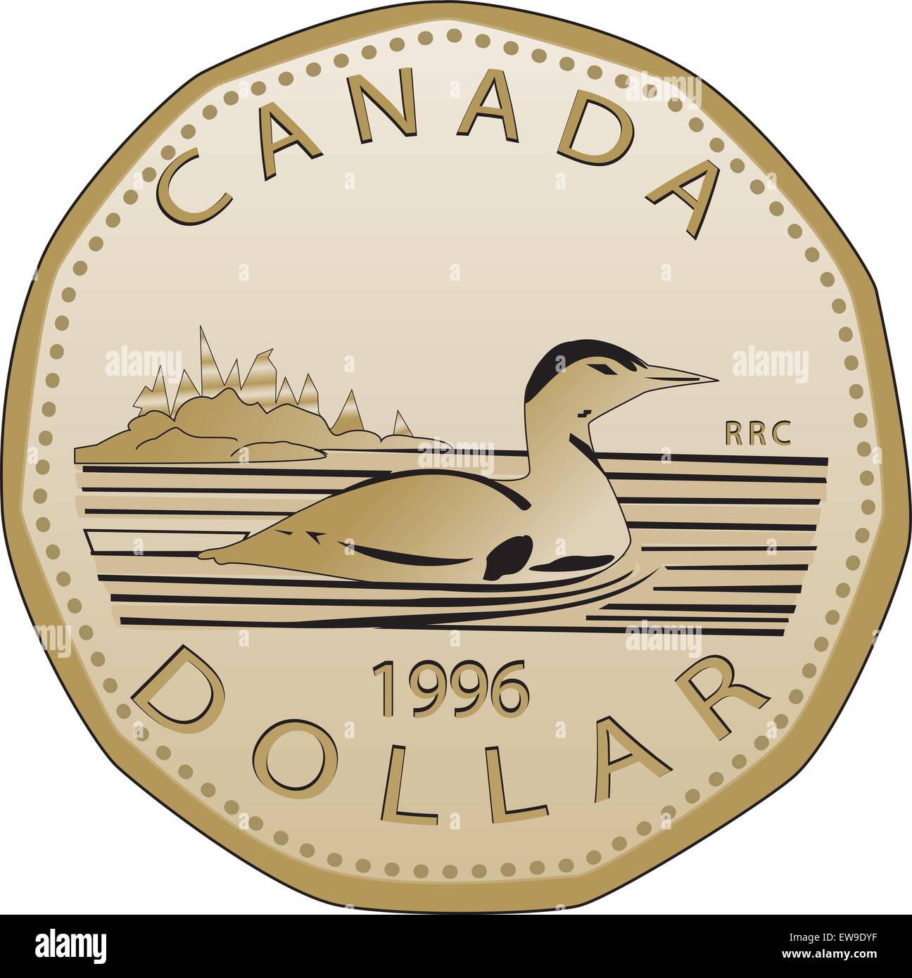 Canadian Quarter Clip Art