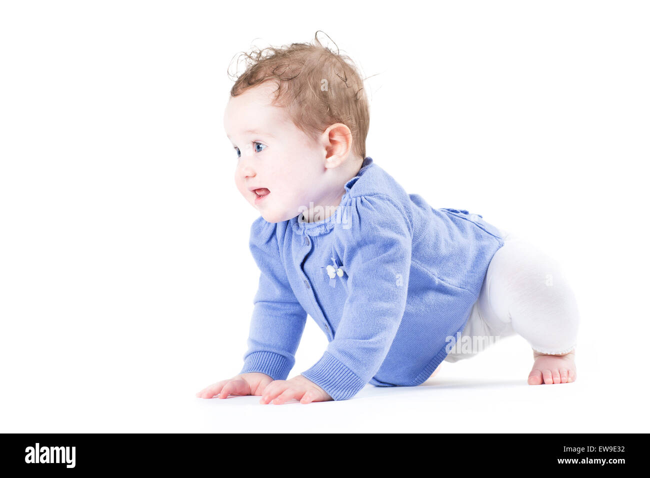Baby crawl cute Cut Out Stock Images & Pictures - Alamy