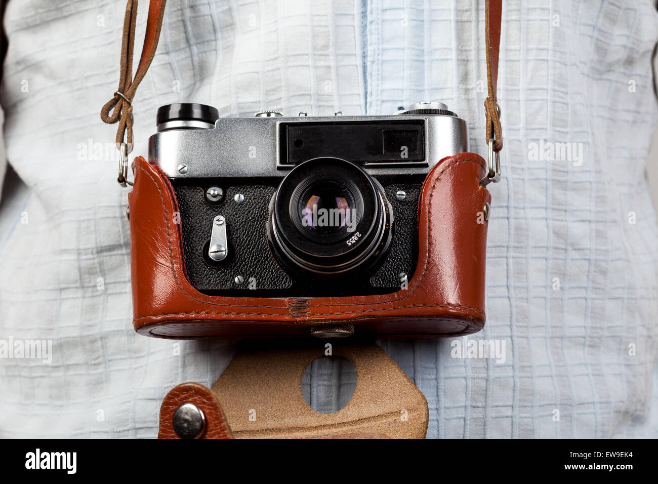 old fashioned vintage film camera isolated Stock Photo - Alamy