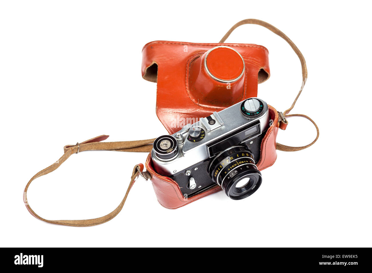 old fashioned vintage film camera isolated Stock Photo - Alamy