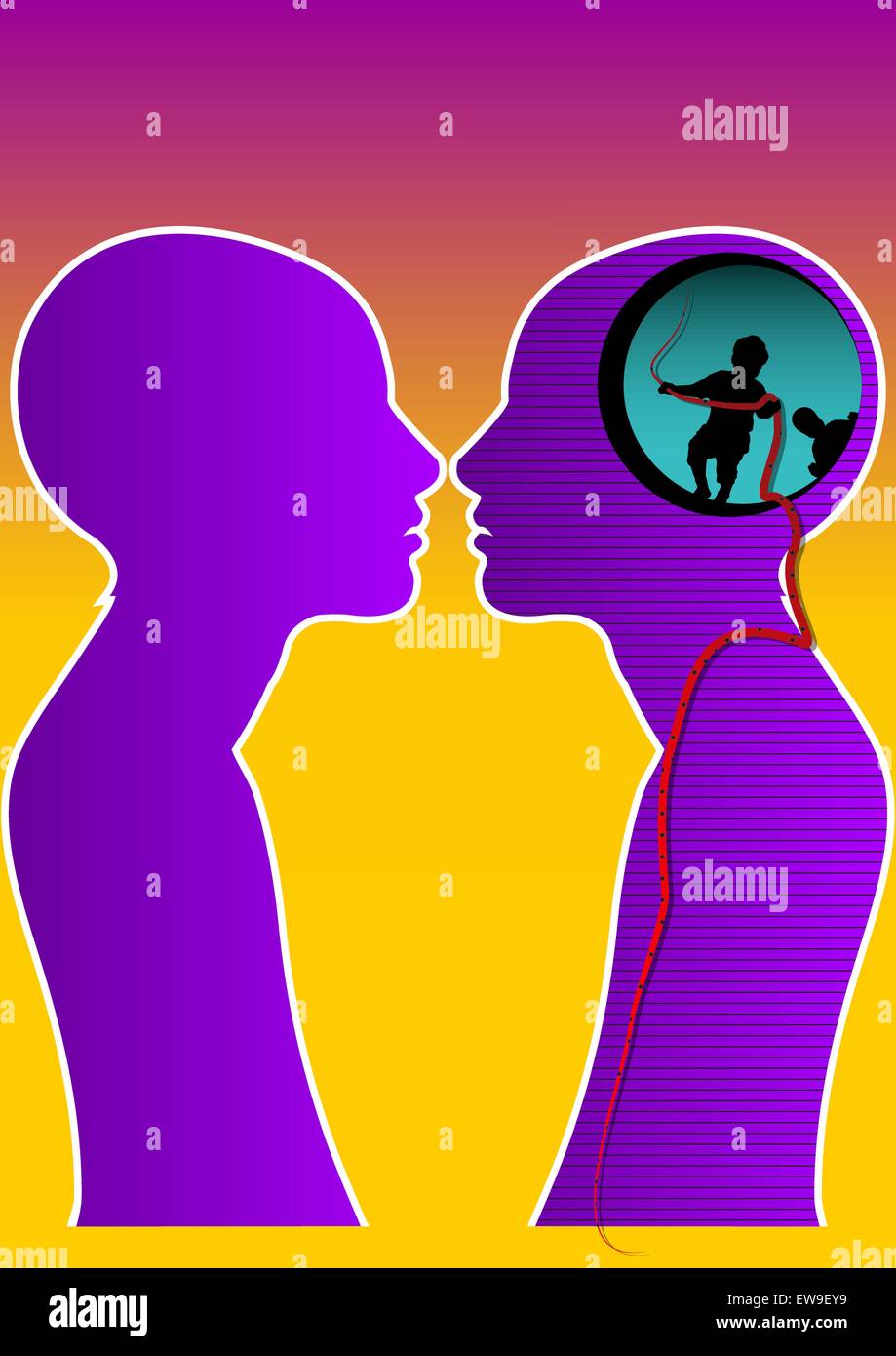 Inside your mind, vector illustration Stock Vector Image & Art - Alamy