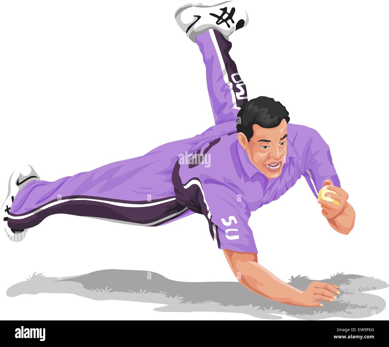 Fielder vector vectors hi-res stock photography and images - Alamy