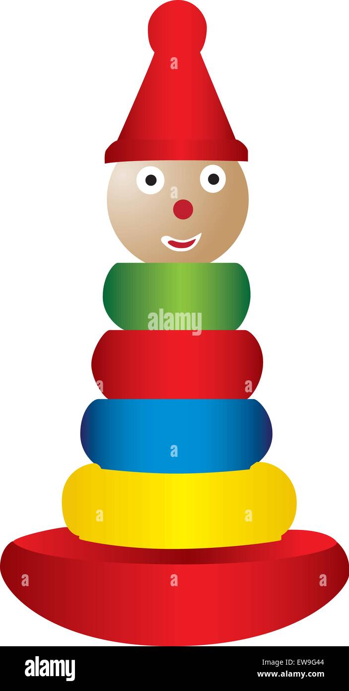 Stacking toy illustration Stock Vector Image & Art - Alamy