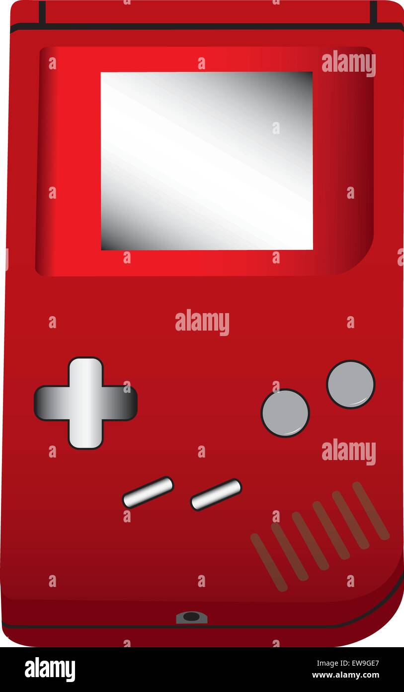 Handheld game illustration Stock Vector Image & Art - Alamy