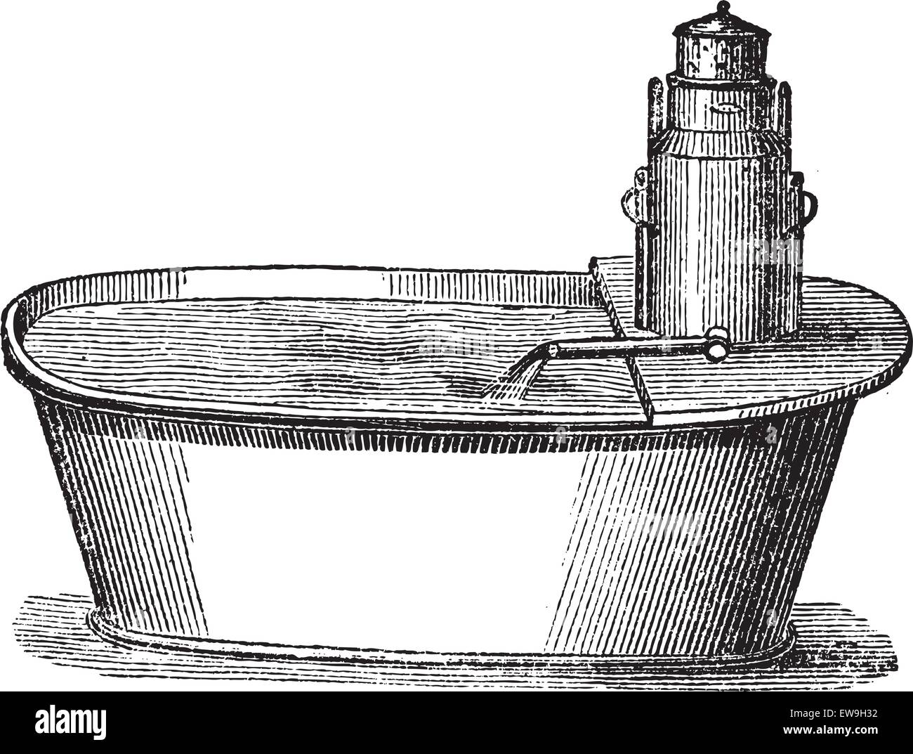 Etching bath Stock Vector Images - Alamy