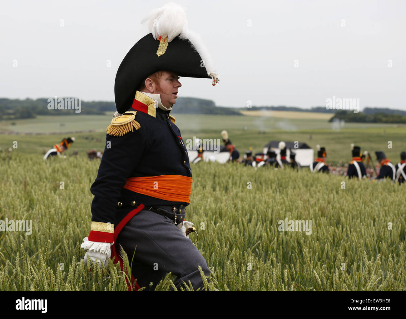 Battle of waterloo reconstruction hi-res stock photography and images ...