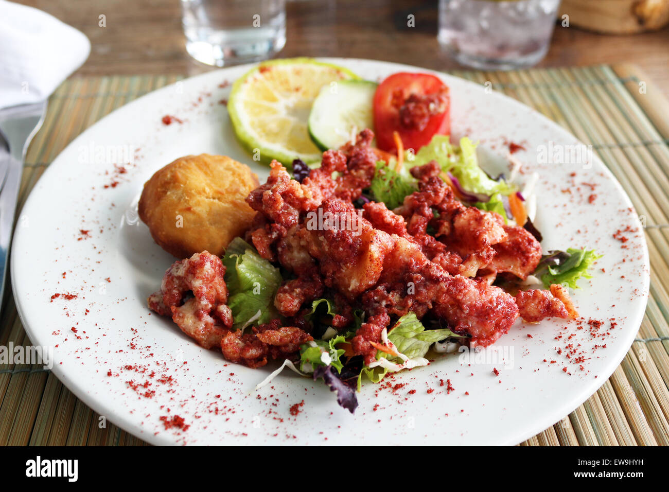 Lambi: Caribbean dish of spiced conch Stock Photo - Alamy