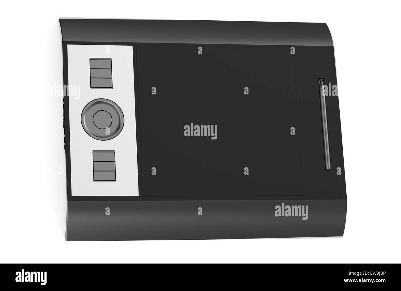 graphics pad closeup isolated on white background Stock Photo - Alamy