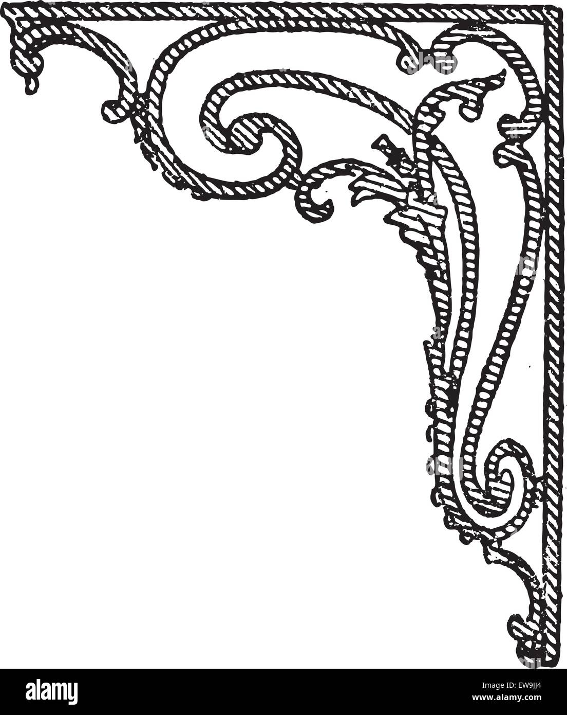 Old iron structure Stock Vector Images - Alamy