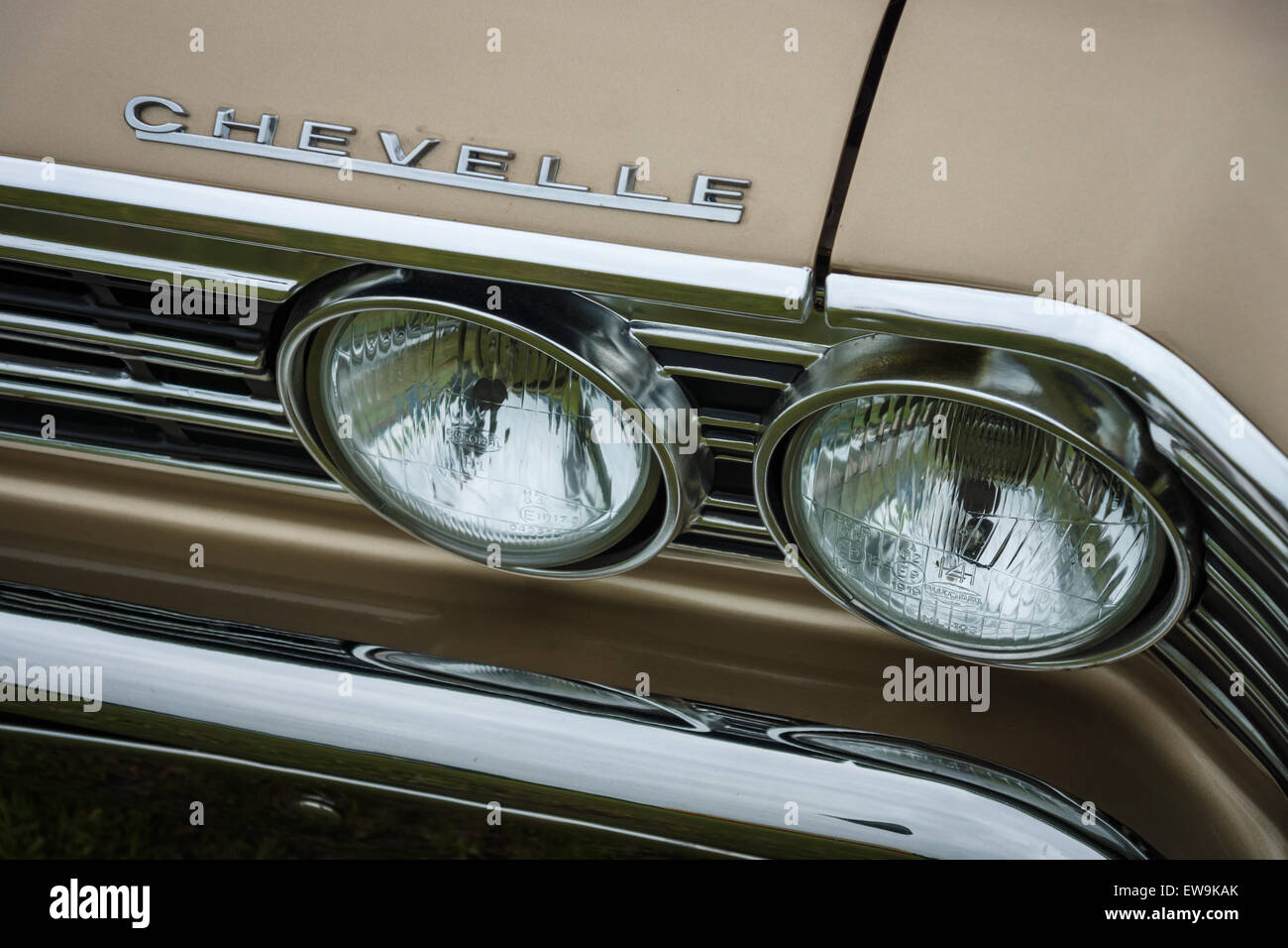 Fragment of a mid-size car Chevrolet Chevelle (First generation Stock ...