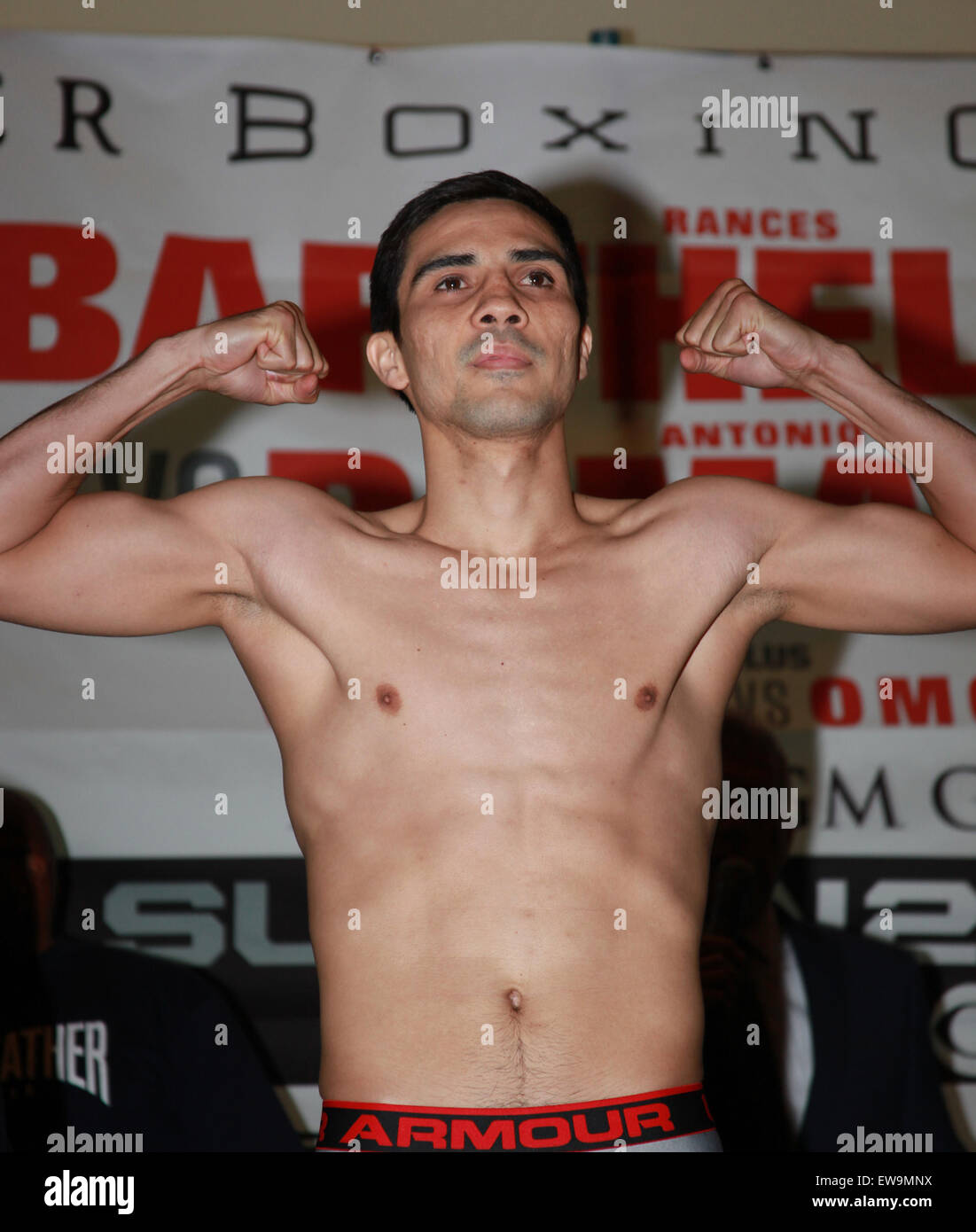 Las Vegas, Nevada, USA. 20th June, 2015. Boxer Antonio DeMarco poses ...