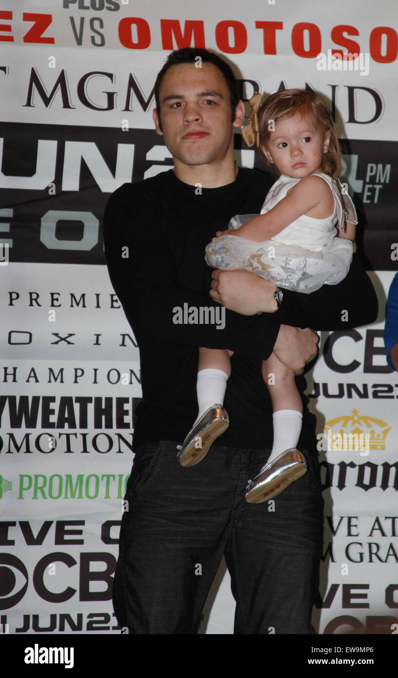 Las Vegas, Nevada, USA. 20th June, 2015. Boxer Julio Caesar Chavez jr ...
