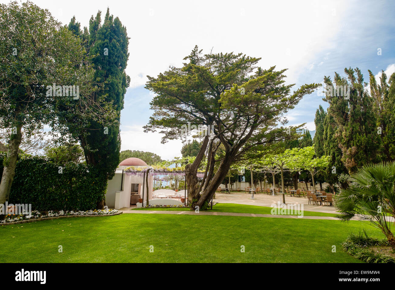 Amalfi Italy Mediterranean Villa Eva Ravello Stock Photo - Alamy