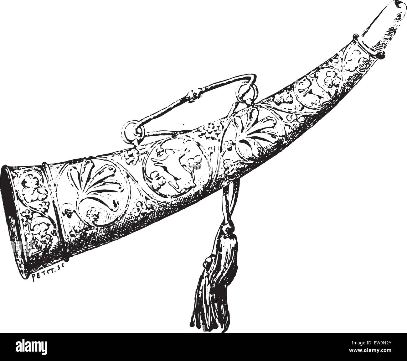 Olifant horn Stock Vector Images - Alamy