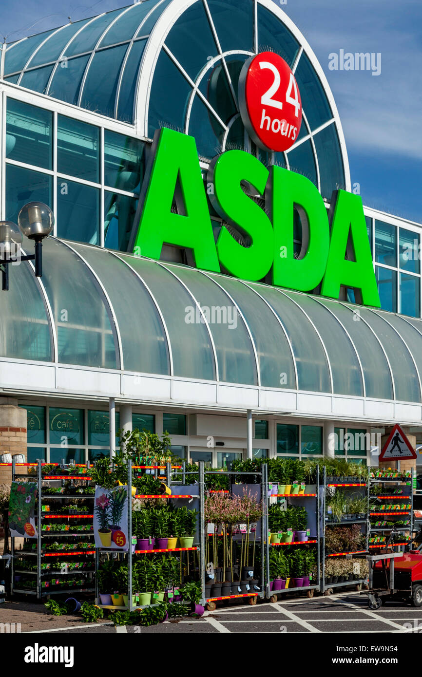 Asda Supermarket Exterior, Brighton, Sussex, UK Stock Photo - Alamy