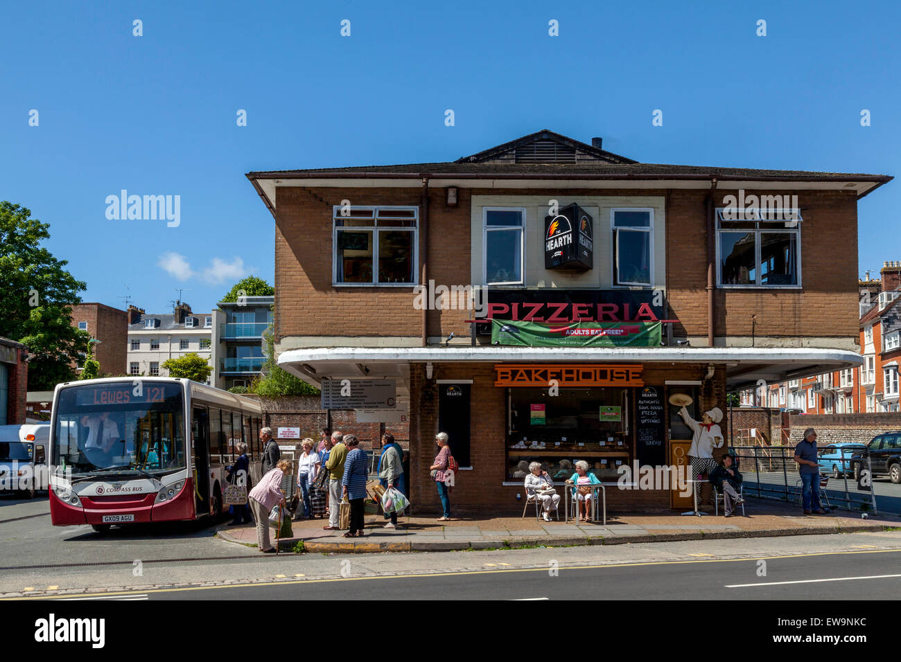 The Hearth Bakery and Restaurant, Lewes Bus Station, Lewes, Sussex, UK ...