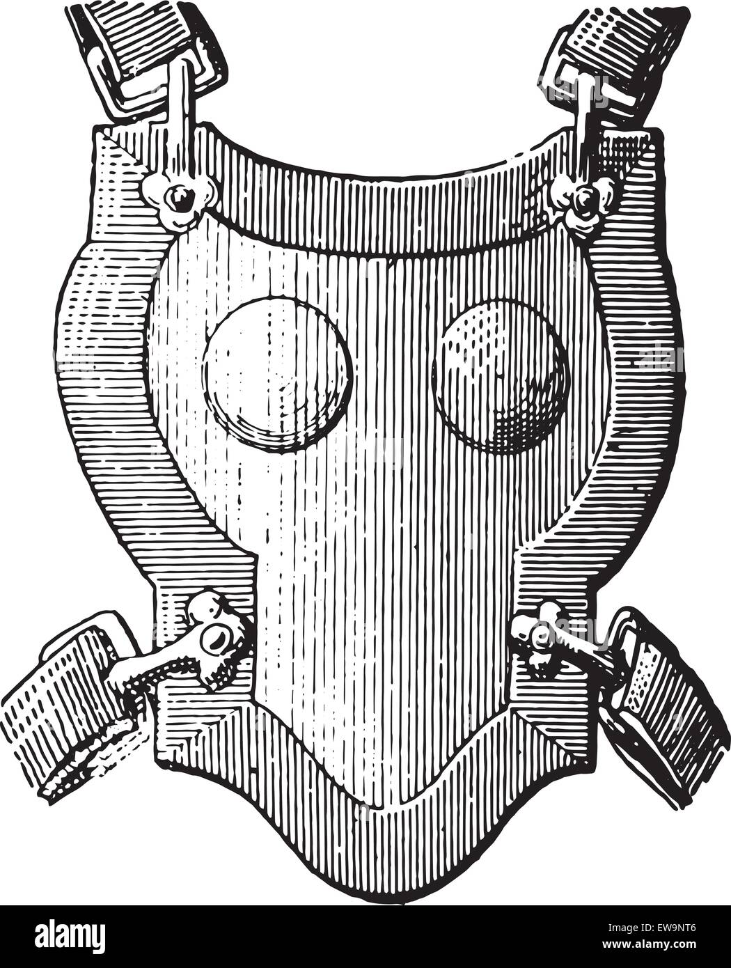 Engraved breastplate Stock Vector Images - Alamy