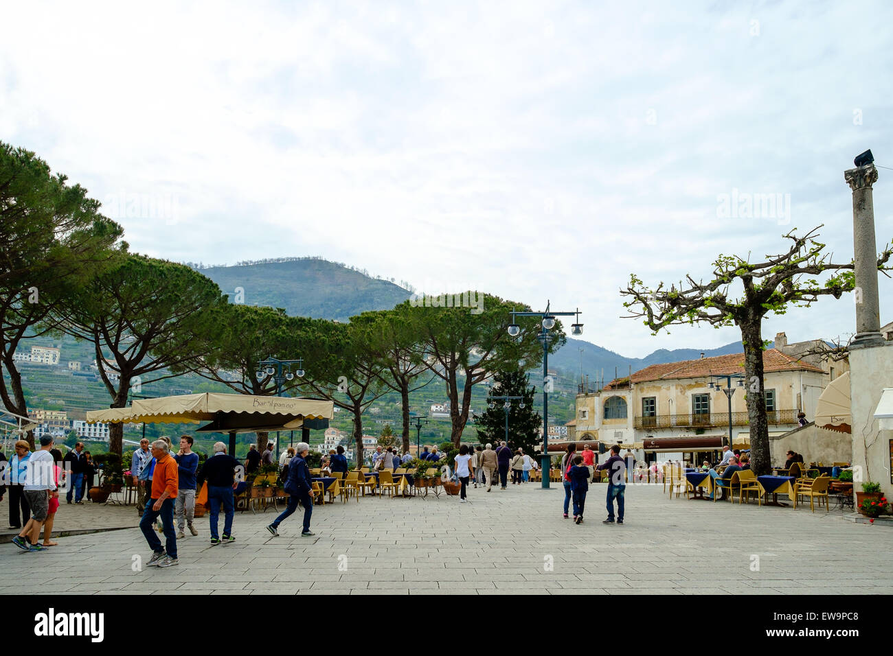 Pasta restaurant in Ravello, Italy Stock Photo - Alamy