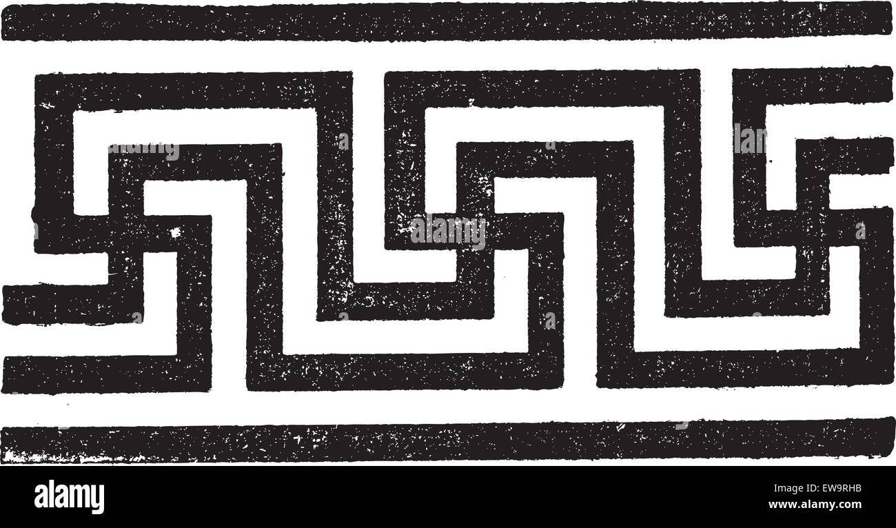 Meander, Continuous Repeating Line Patterns in Greek Architecture ...
