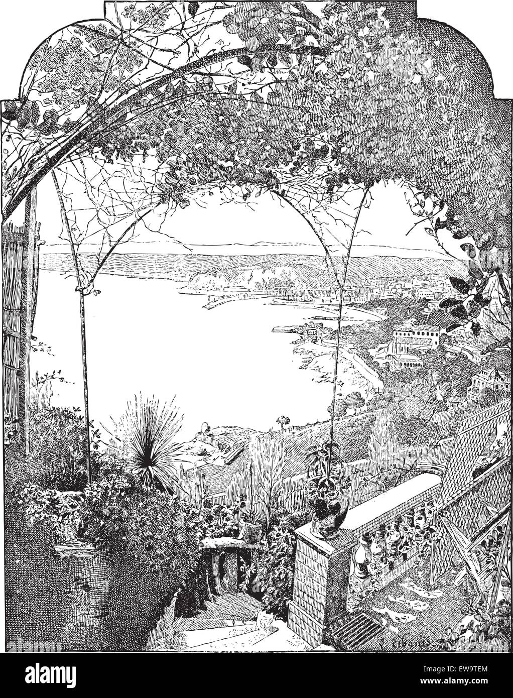 Landmark nice france Stock Vector Images - Alamy