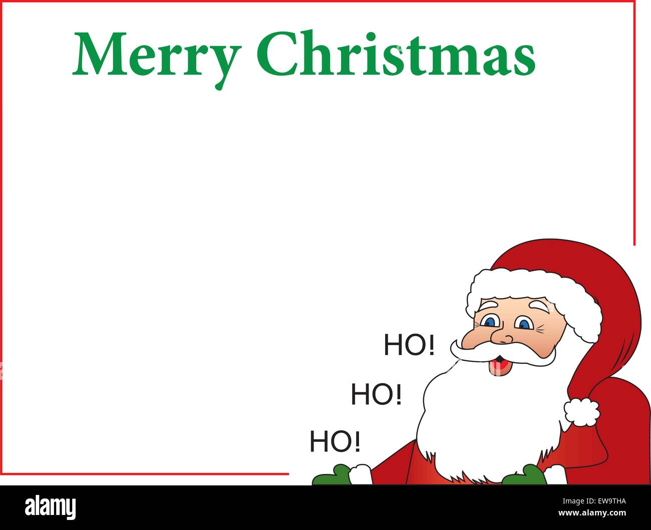 Merry Christmas Card Stock Vector Image And Art Alamy