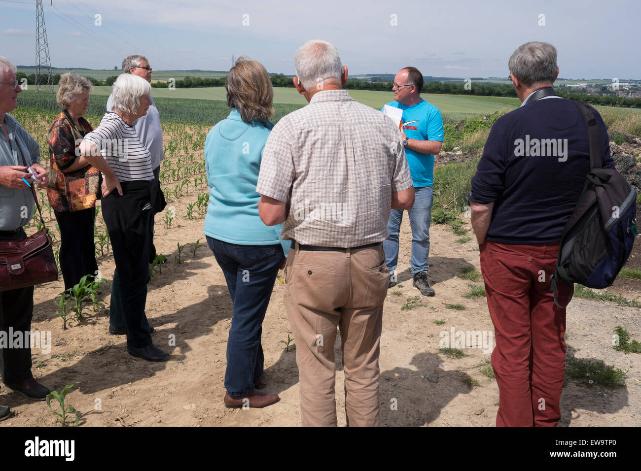 General view of Rory Stephens battle field tours covering the ...
