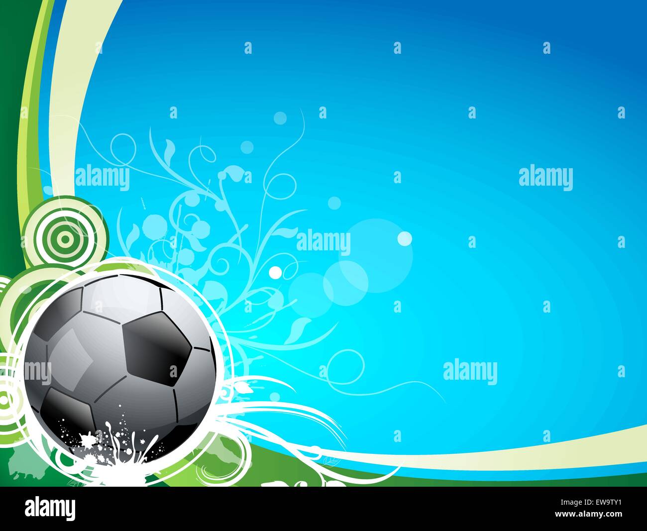 Blue sky white ball Stock Vector Images - Alamy