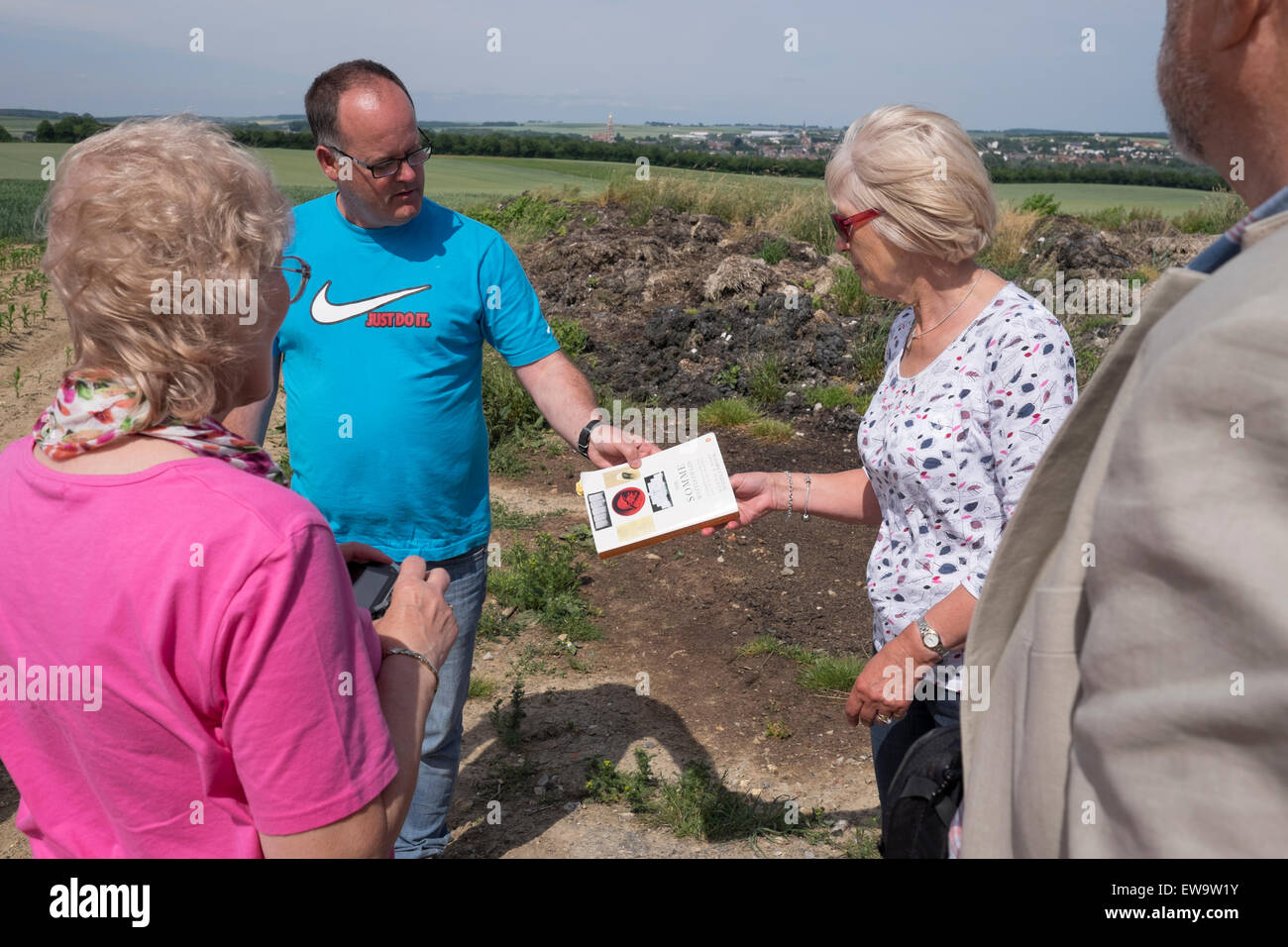 General view of Rory Stephens battle field tours covering the ...