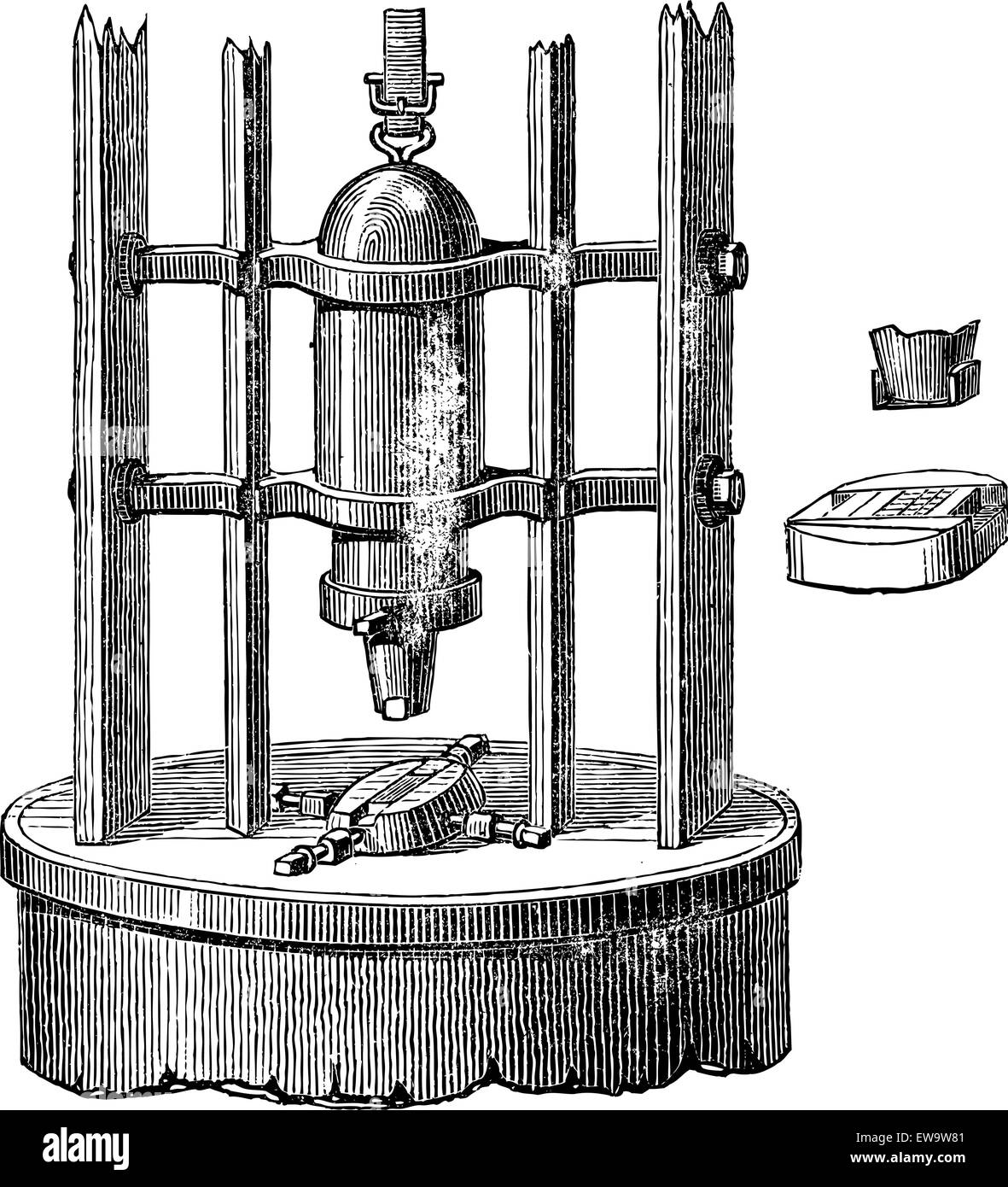 Stamping process Stock Vector Images - Alamy