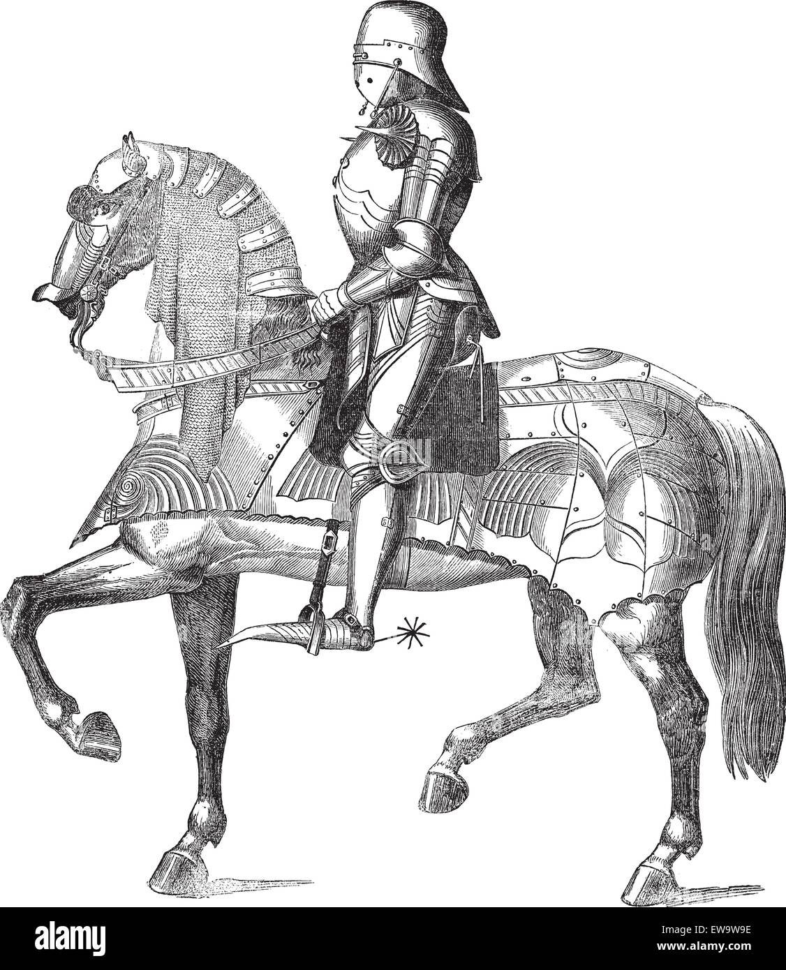 Knight on a horse hi-res stock photography and images - Alamy