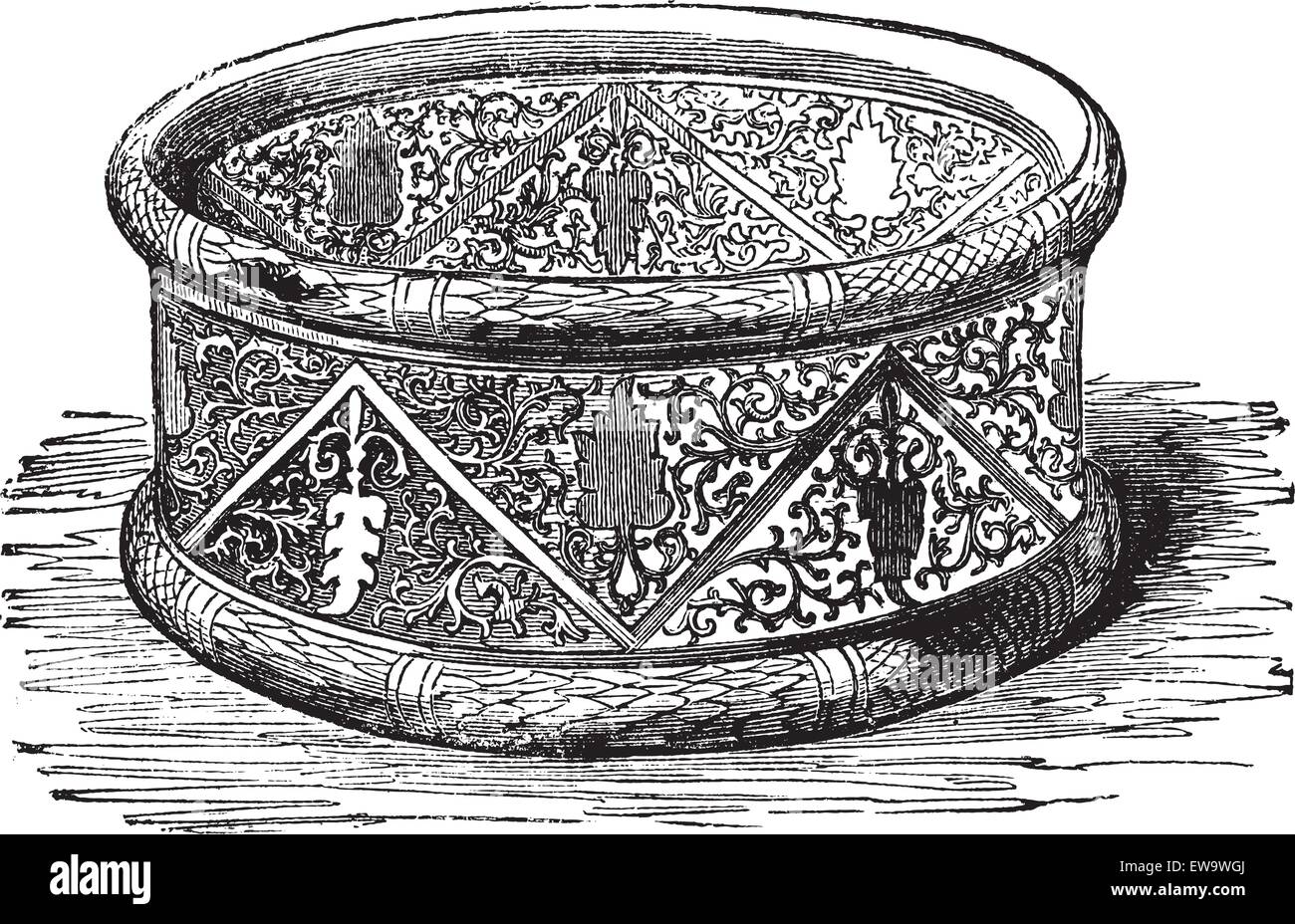Old engraved illustration of Gallic Bracelet from the Cabinet des ...