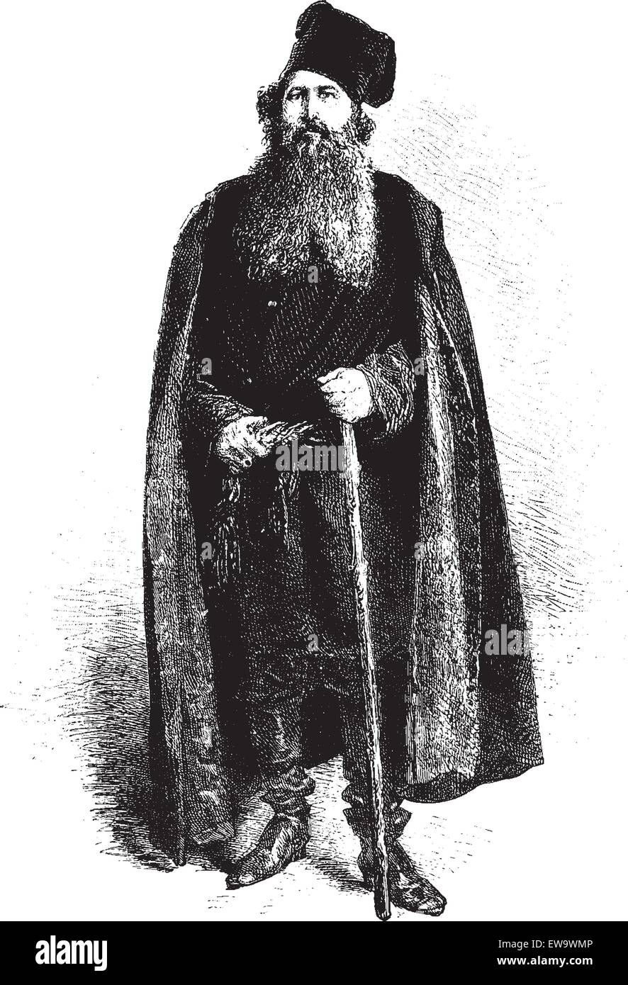 Old fashioned merchant Stock Vector Images - Alamy