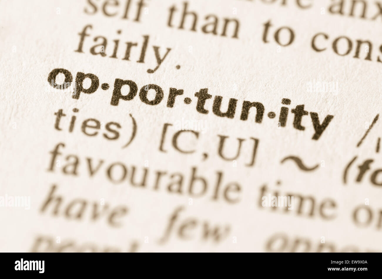 Opportunity explanation hi-res stock photography and images - Alamy