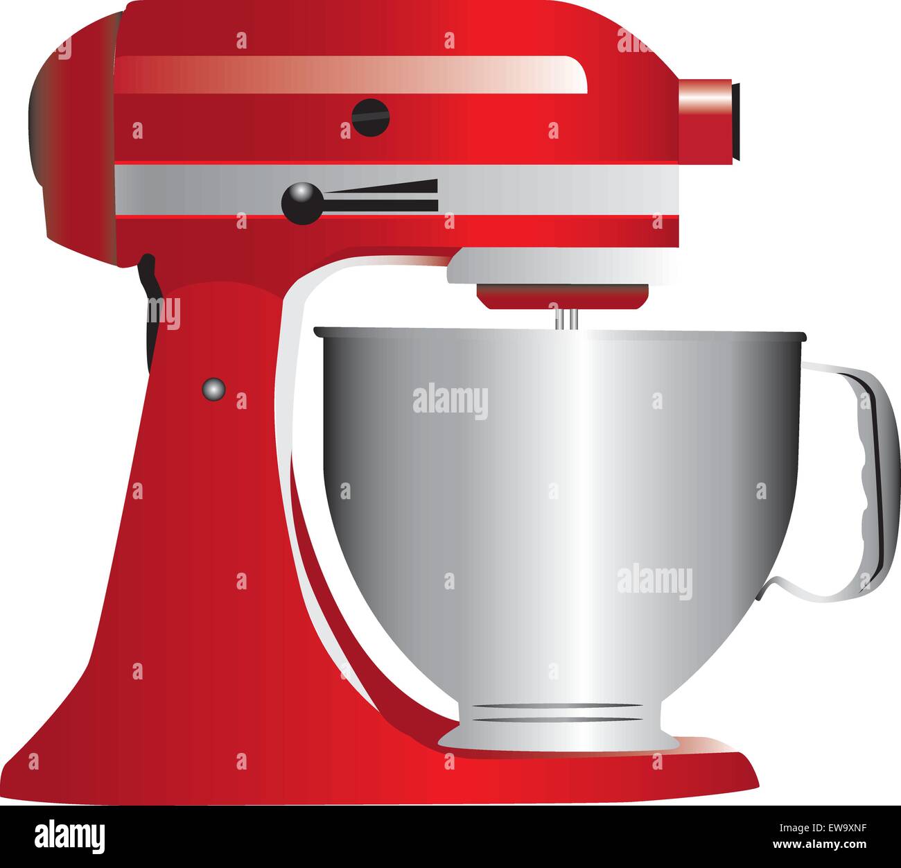 Red stand mixer Stock Vector Image & Art - Alamy