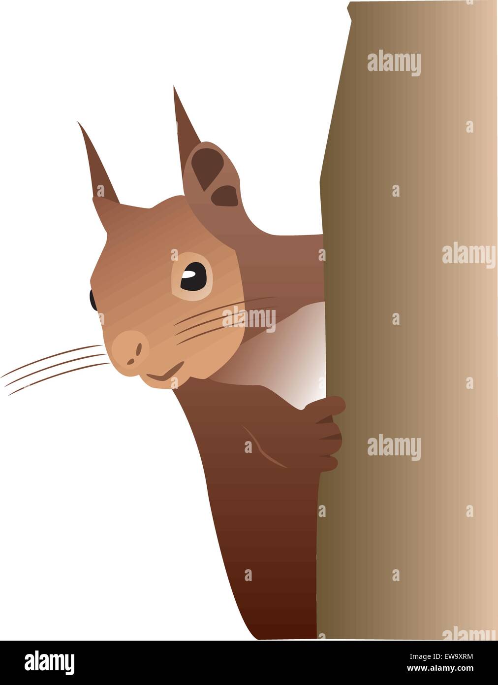 Squirrel climb Stock Vector Images - Alamy