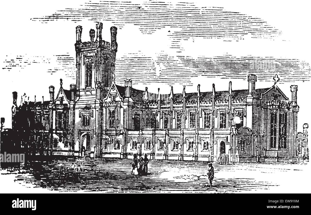Cheltenham College, in Gloucestershire, England, during the 1890s ...